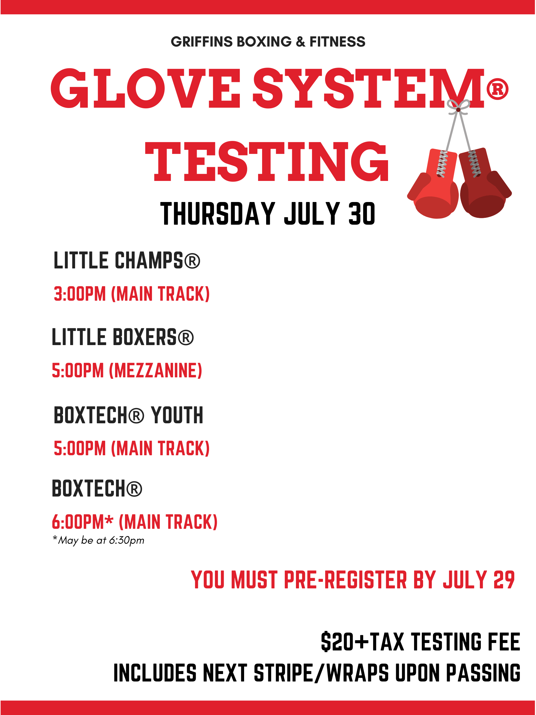 GLOVE SYSTEM®TESTING – Griffins Boxing & Fitness